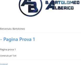 Area Riservata con Wordpress senza plugin. Ecco come fare. - Bartolomeo Alberico